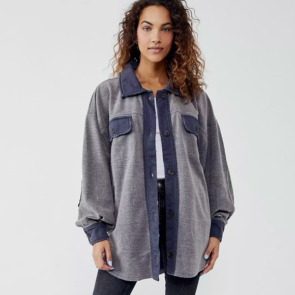 Free People | Jackets & Coats | New Free People Ruby Shacket Shirt ...